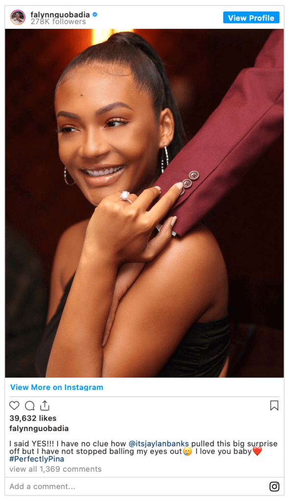 Falynn Pina Announces She’s Engaged To Jaylan Banks!