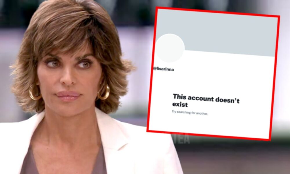 Lisa Rinna's Twitter Account Deactivated Following Bombshell Allegations