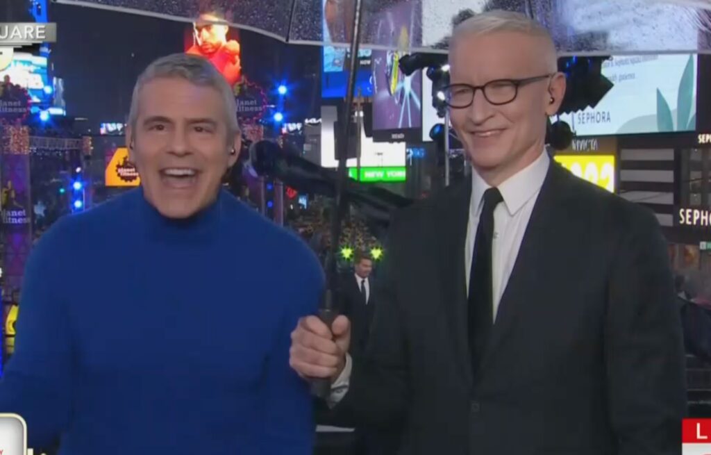 Andy Cohen Brought "Weed" Onto CNN NYE Set
