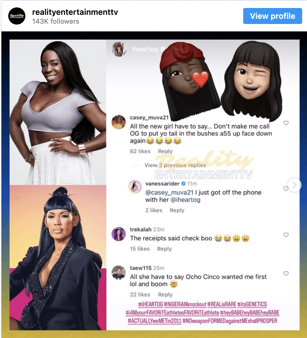 'Basketball Wives' Newbie Vanessa Rider TEAMS UP With Ochocinco's Favorite "OG" Against Evelyn ...